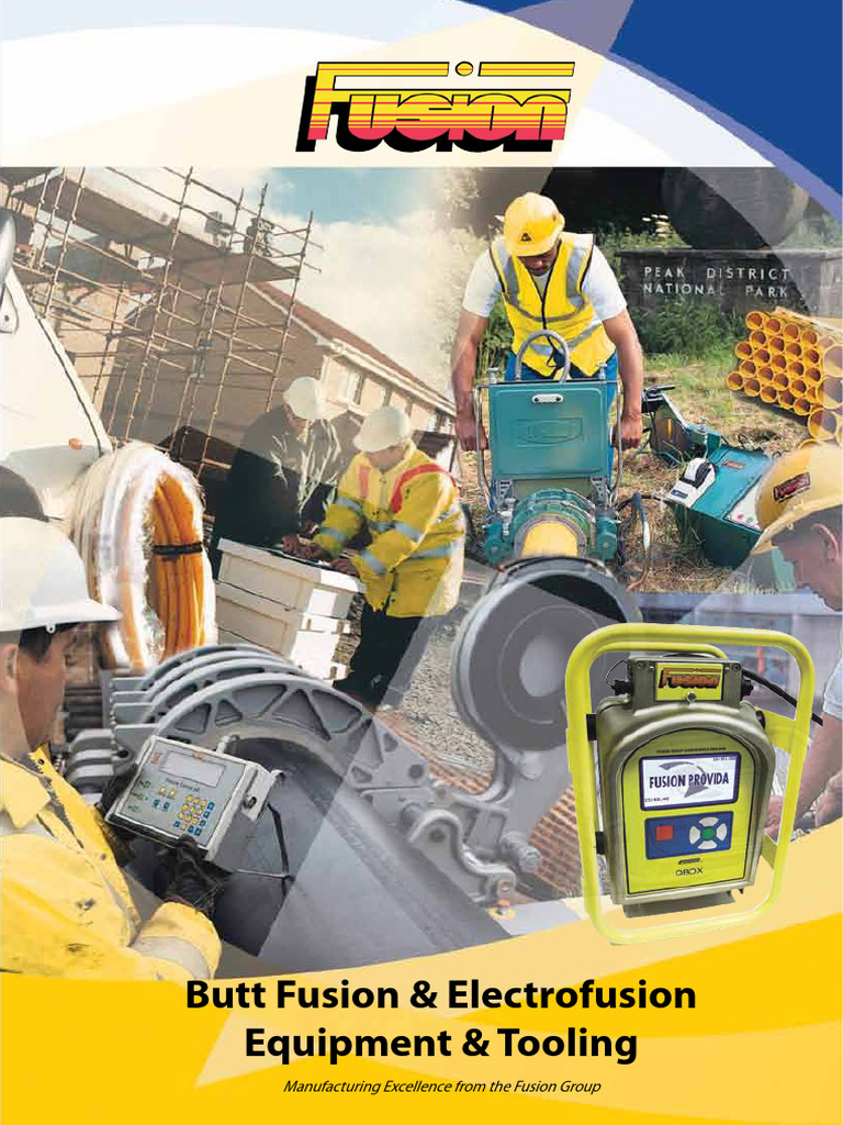 Butt Fusion and Electrofusion Equipment-1 | PDF | Pipe (Fluid Conveyance) | Welding