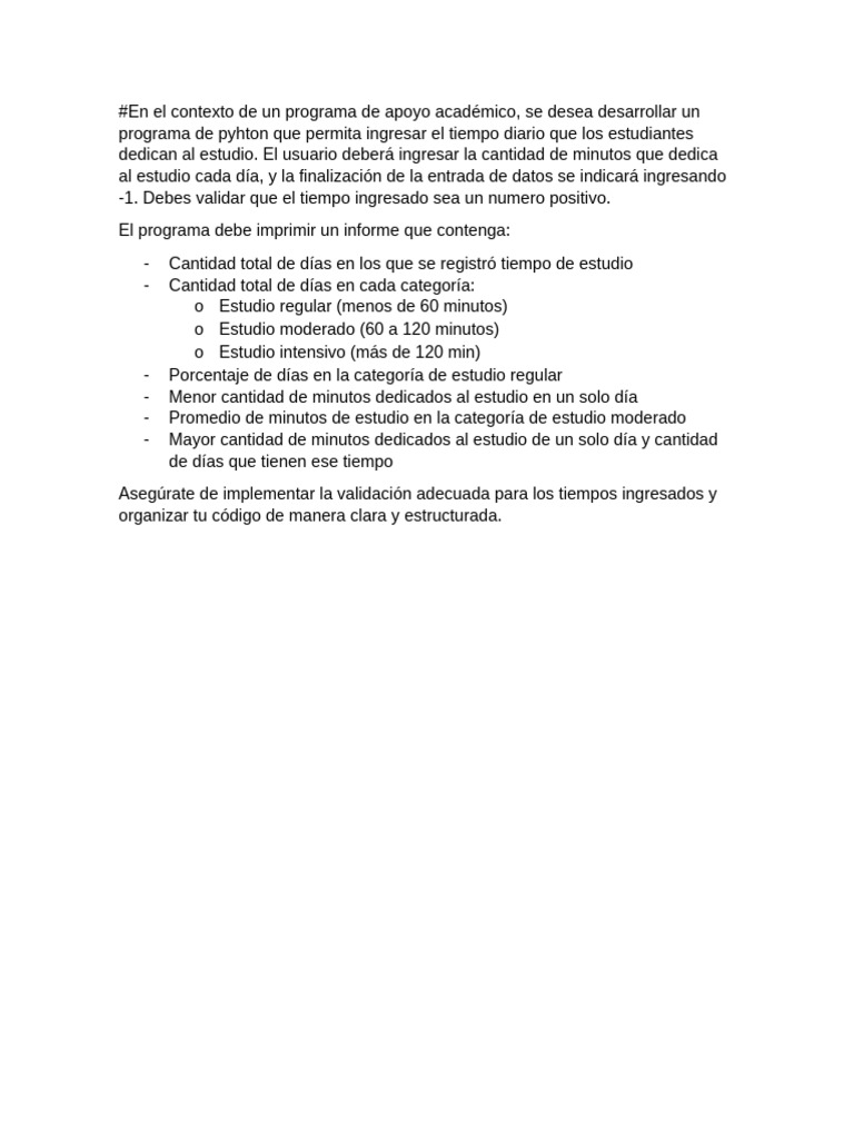 Consigna Simulacro Python 22-08 | PDF | Negocios