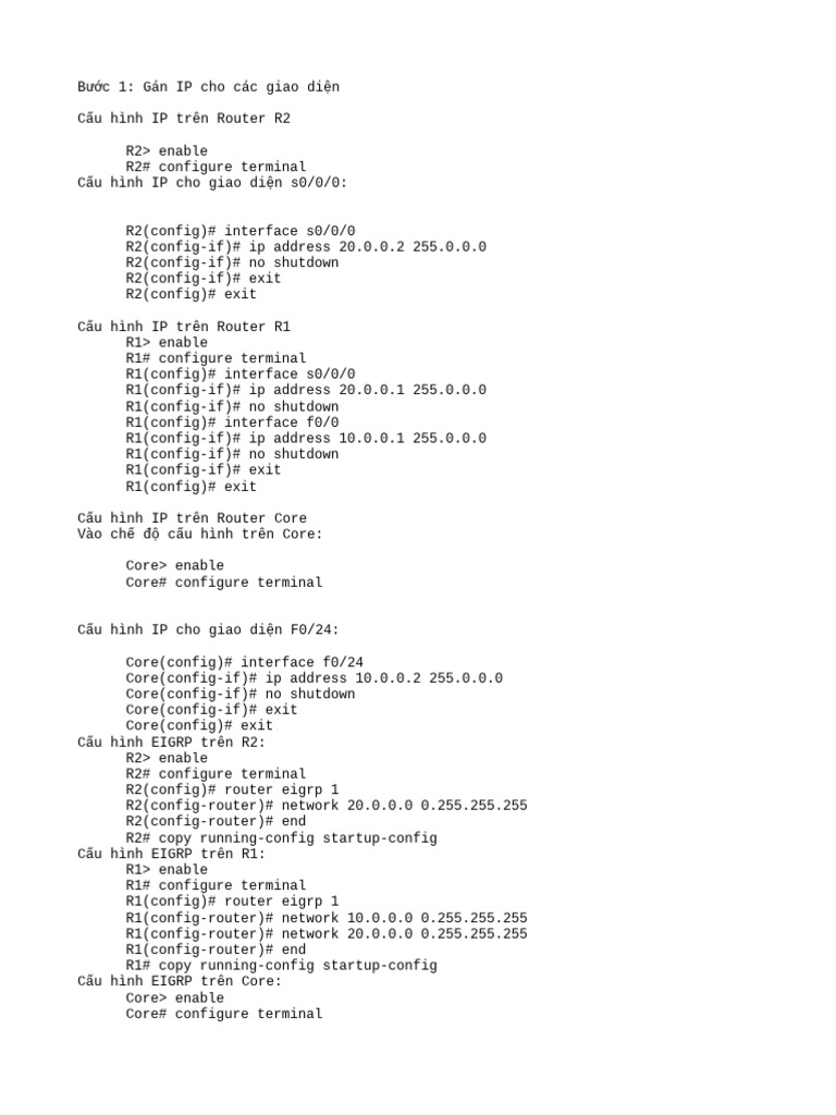 Site1 & Site 2 Using EIGRP | PDF