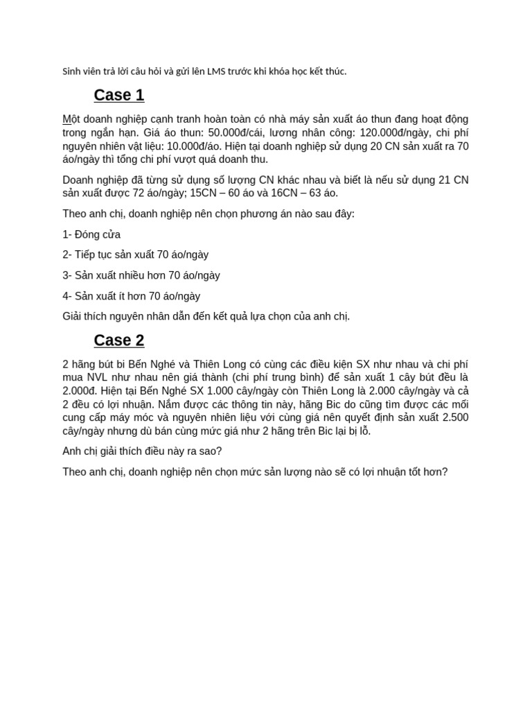 Case Study VI Mã | PDF