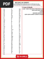 Scrabble Cheat Sheets | PDF