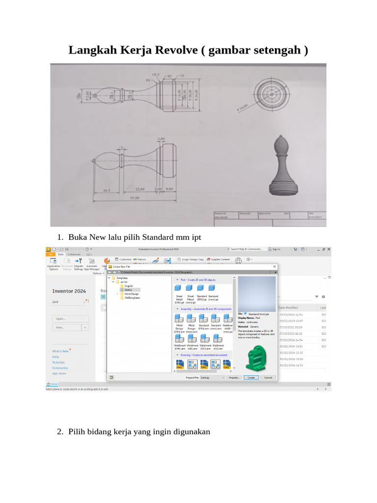 Langkah Kerja Revolve | PDF | Griya & Taman
