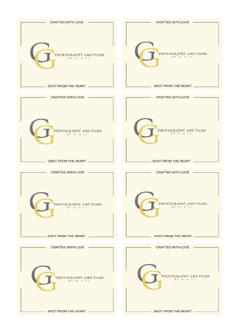 Thank You Logo Card Sample | PDF