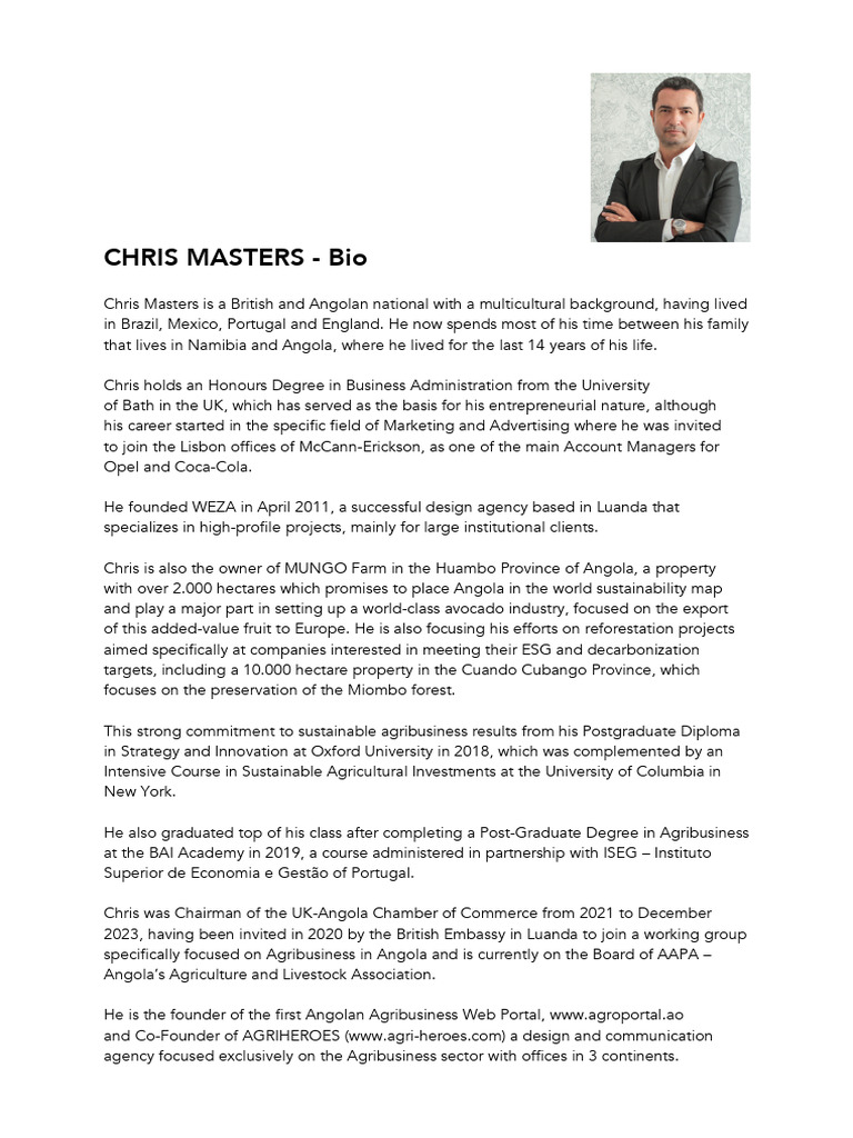 Chris Masters - Bio - Mar 2024 - Eng | PDF