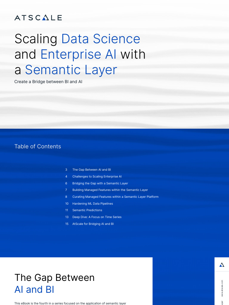 Scaling Data Science and Enterprise AI With A Semantic Layer | PDF ...