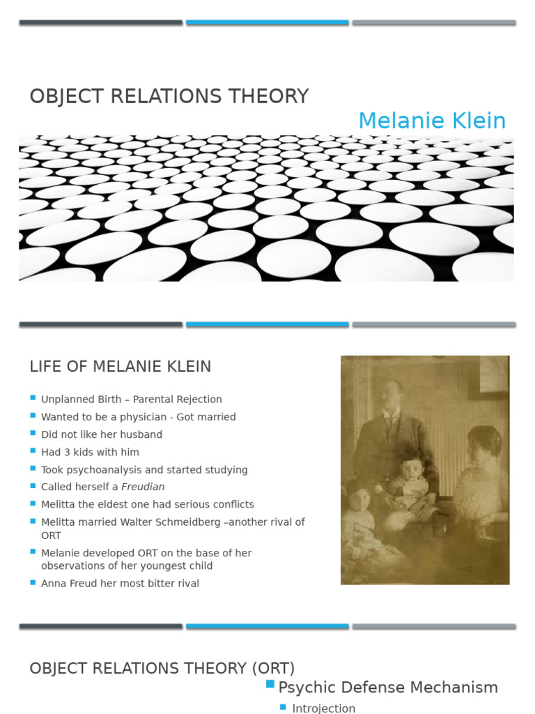 Object Relations Theory | PDF | Id | Object Relations Theory