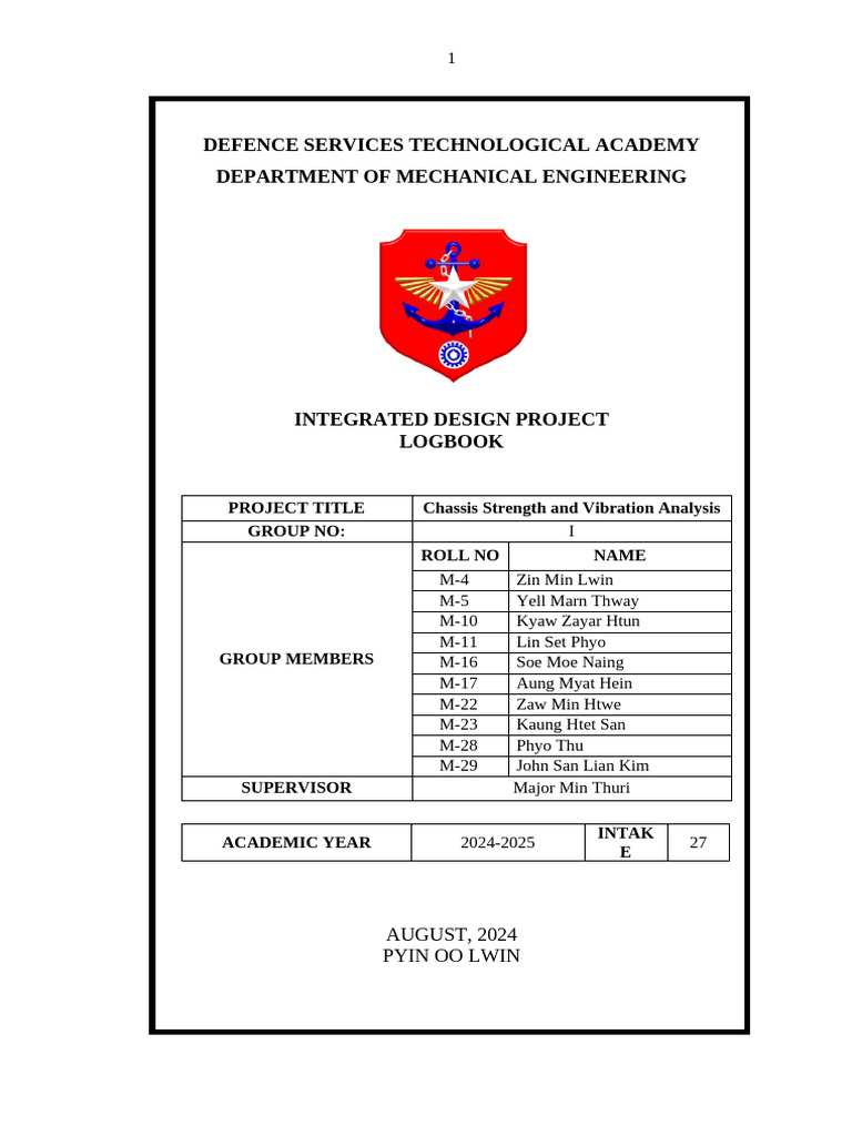 Logbook (Group 3) | PDF