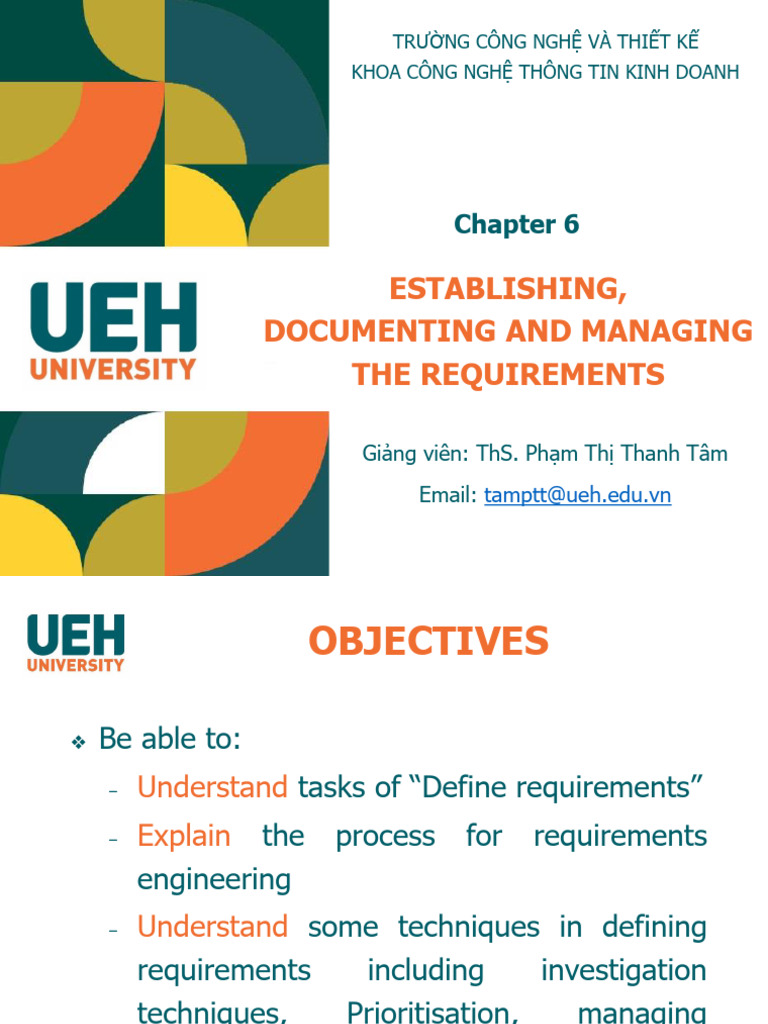 Chapter06 - Establishing, Documenting and Managing Requirement | PDF | Computing | Information ...