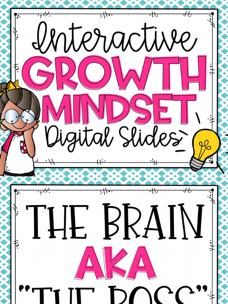 Growth Mindset PowerPoint-1 | PDF | Language Arts & Discipline