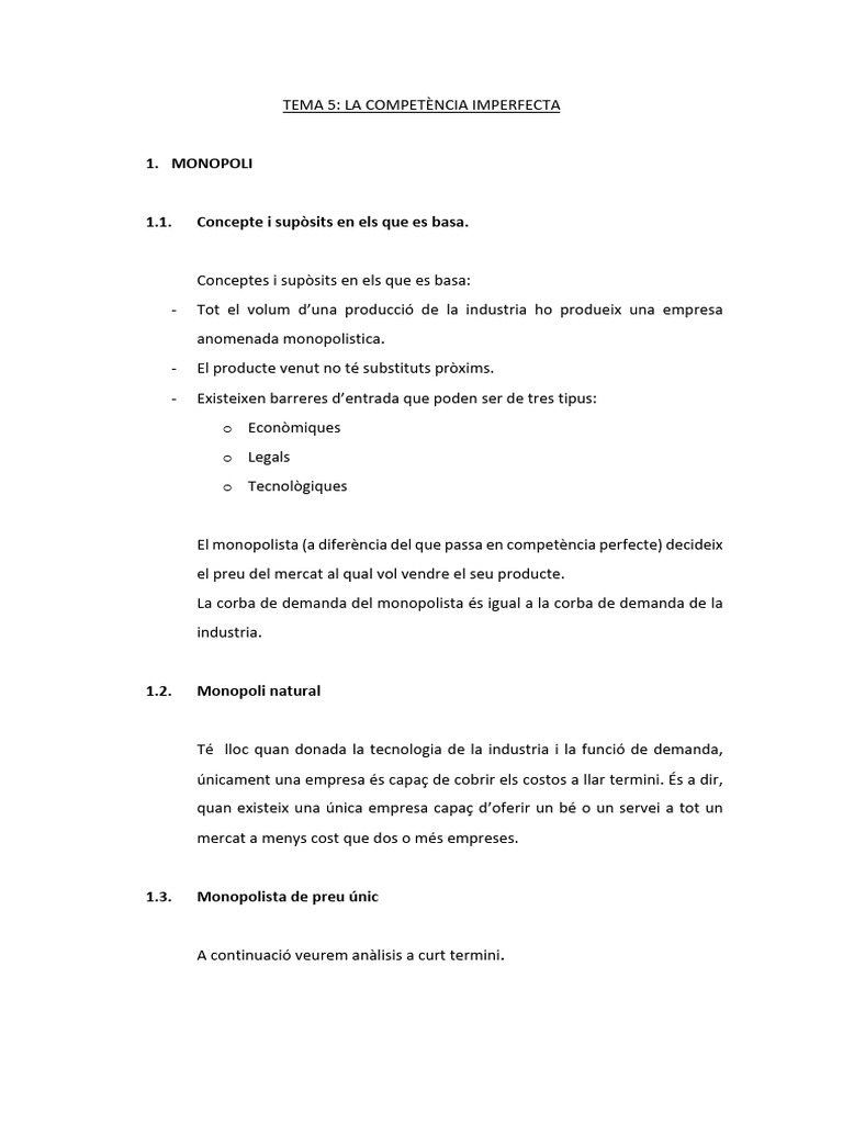 Apunts Micro Tema 5 | PDF
