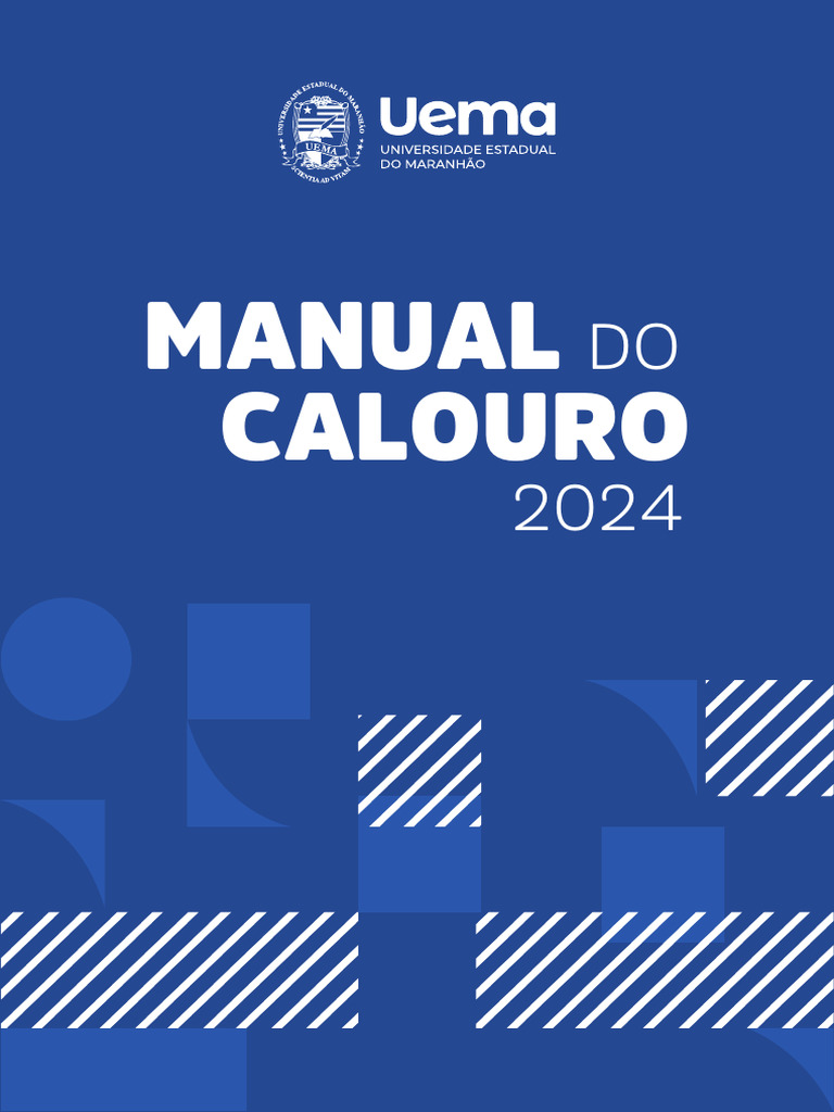 Manual Do Calouro Uema 2024 2 R | PDF | Pós-graduação | Gestão de ...