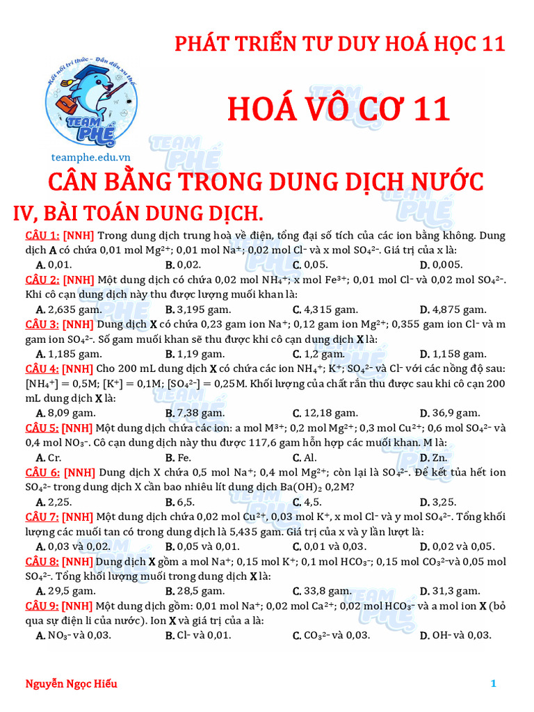 Buoi 12 Bai Toan Dung Dich | PDF