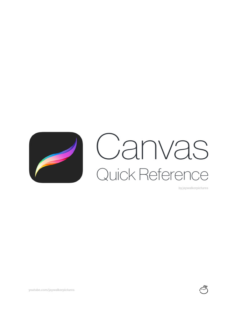 Procreate Canvas Quick Reference | PDF | Graphic Design | Image Processing
