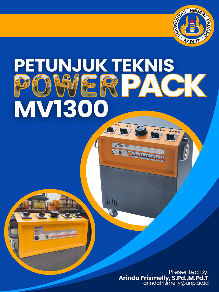 Petunjuk Teknis Power Pack MV1300 | PDF
