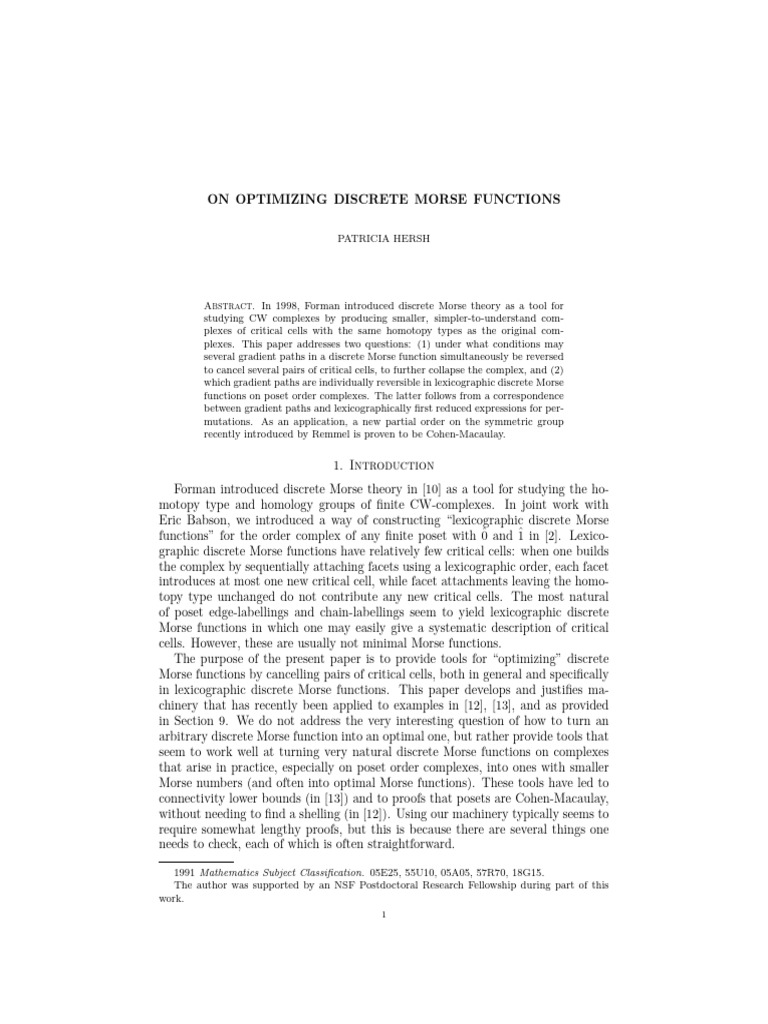 0311270v2 | PDF | Permutation | Functions And Mappings