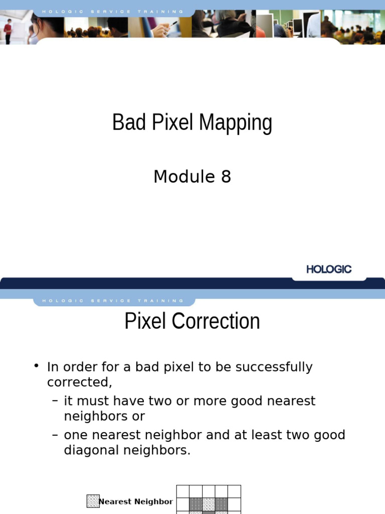 Module 8s - Bad Pixel | PDF | Pixel | Imaging