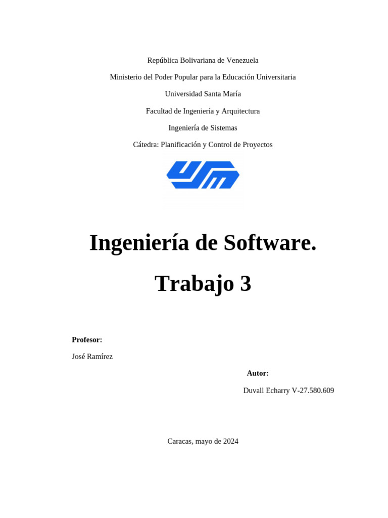 Ingeniería De Software Y Gestión De Proyectos Pdf Software 5623