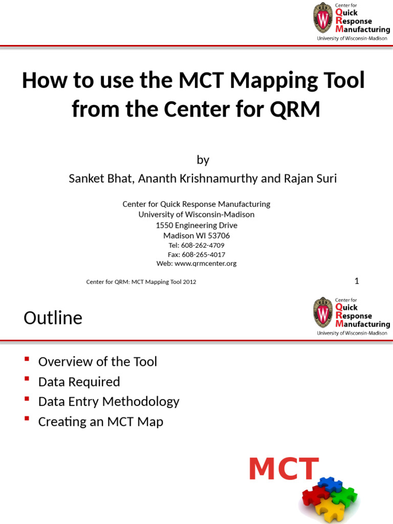 MCT_Tool_Tutorial | PDF | Inventory | Sequence
