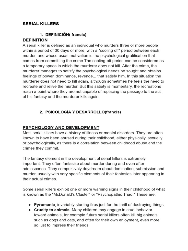 SERIAL_KILLERS[1] | PDF | Serial Killer