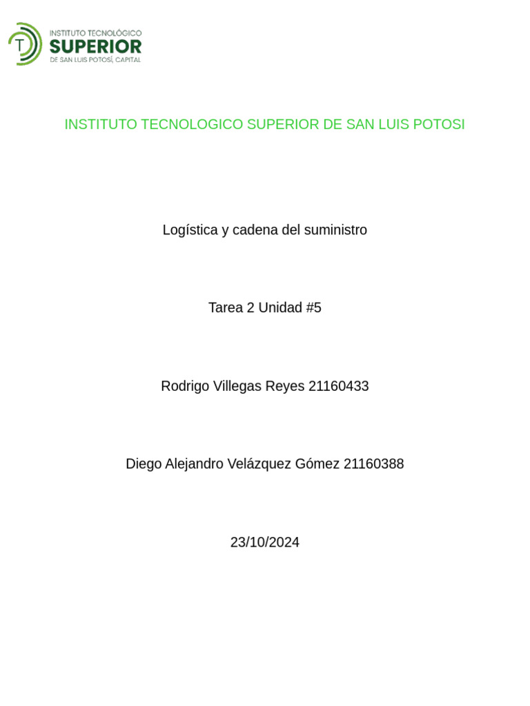 Portada Logistica | PDF