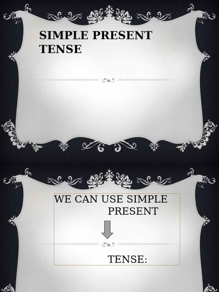Simple Present Tense | PDF | Languages | Foreign Language Studies
