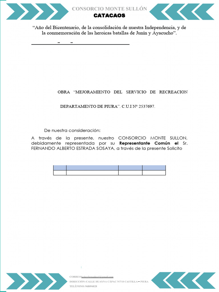 Carta Comprobante De Pago Val 04 Pdf