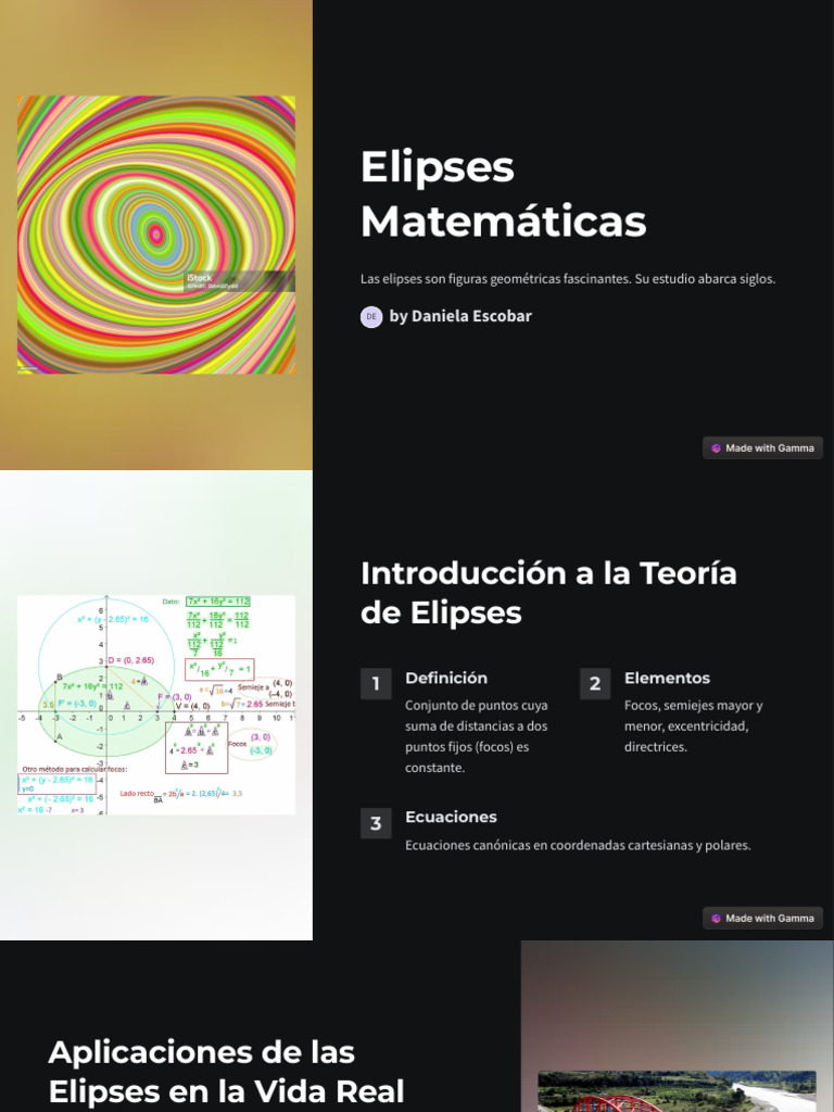 Elipses Matematicas | PDF