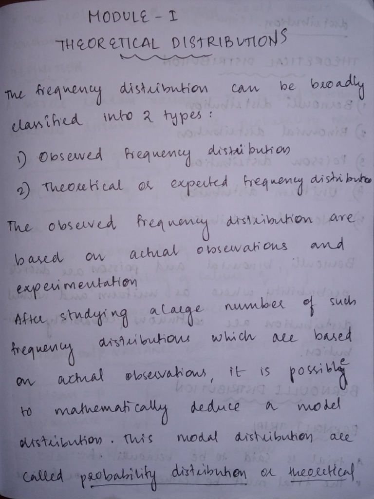 Sem 3 Stati Module 1 | PDF