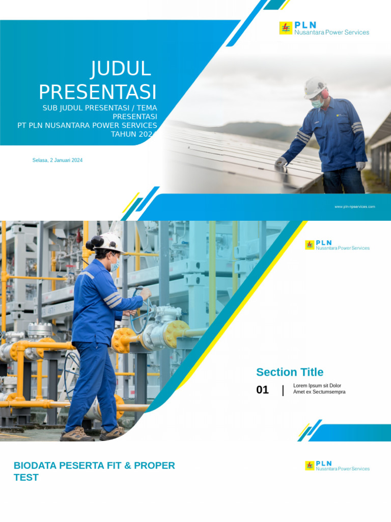 Template Presentasi Fit and Proper SPVD 2024 | PDF | Bisnis