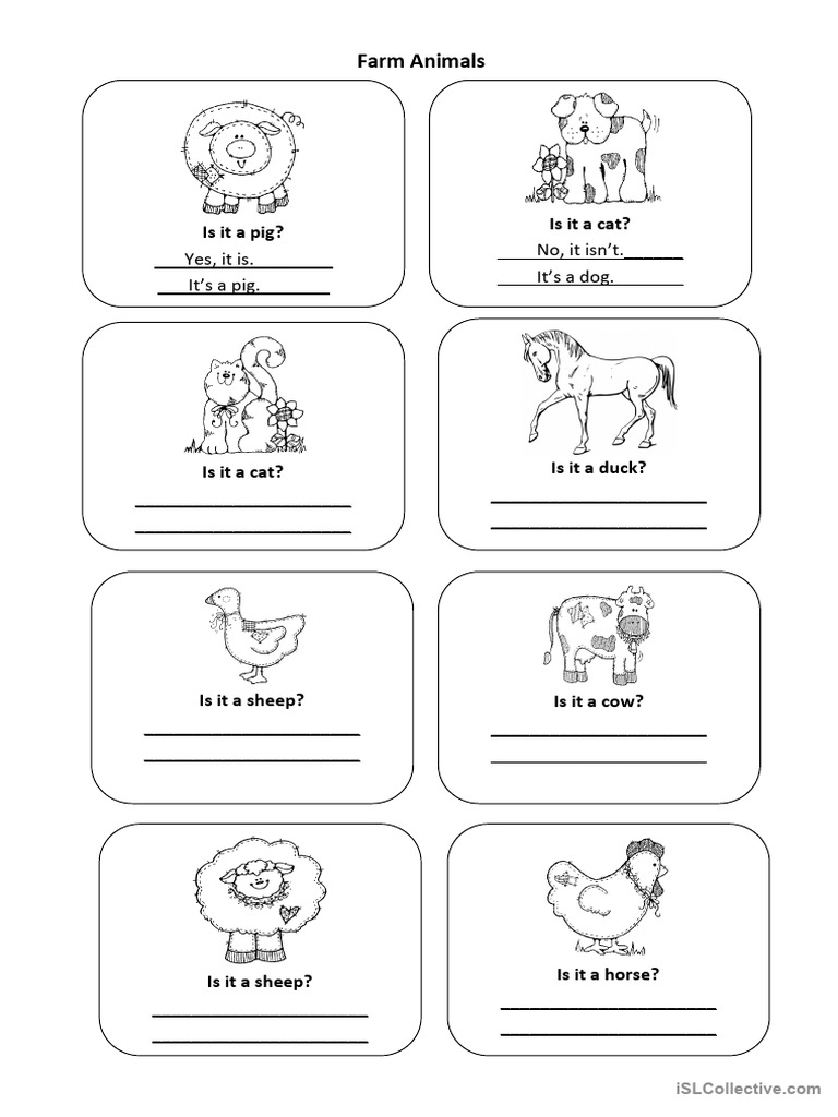 Farm Animal Identification Quiz | PDF