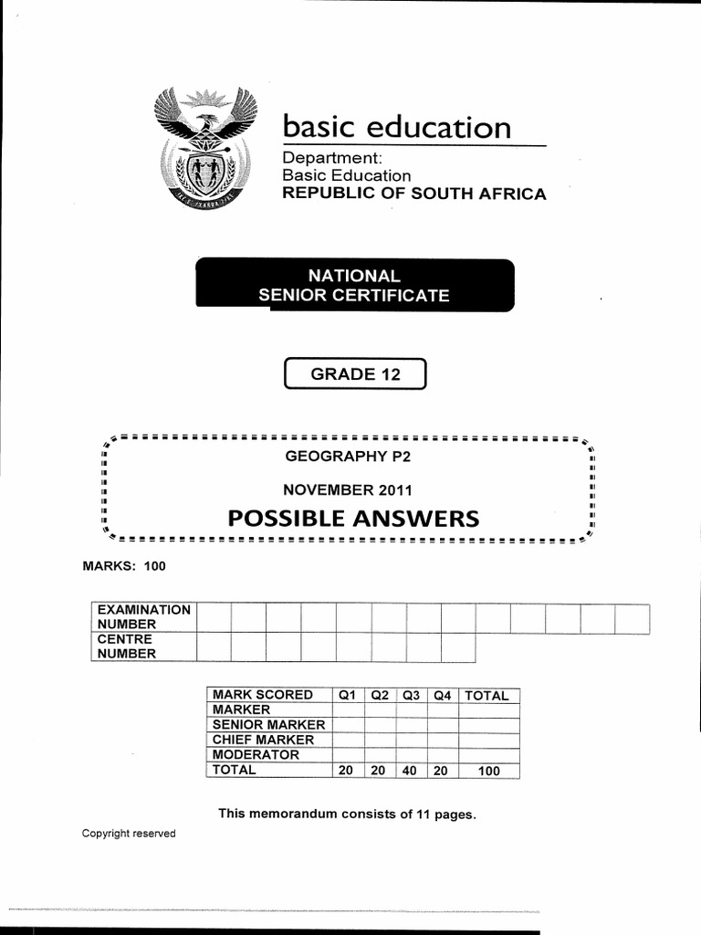Geography Paper 2 - English | PDF