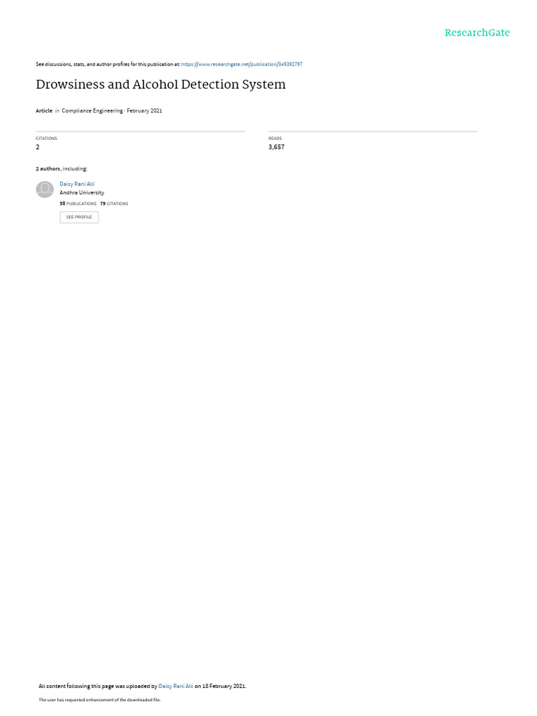 Alcohol Detection And Engine Locking System Pdf Arduino Sleep