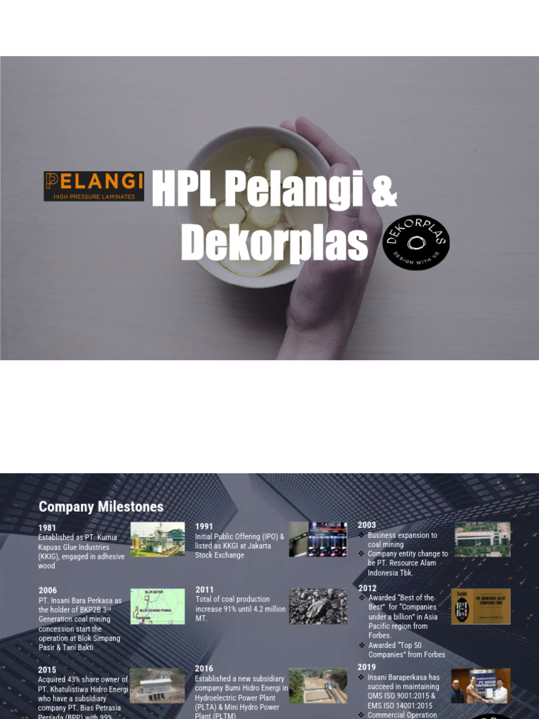 Company Profile HPL Pelangi & Dekorplas | PDF | Paper