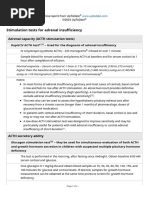Trilostane Dosing Monitoring | PDF | Cortisol | Clinical Medicine