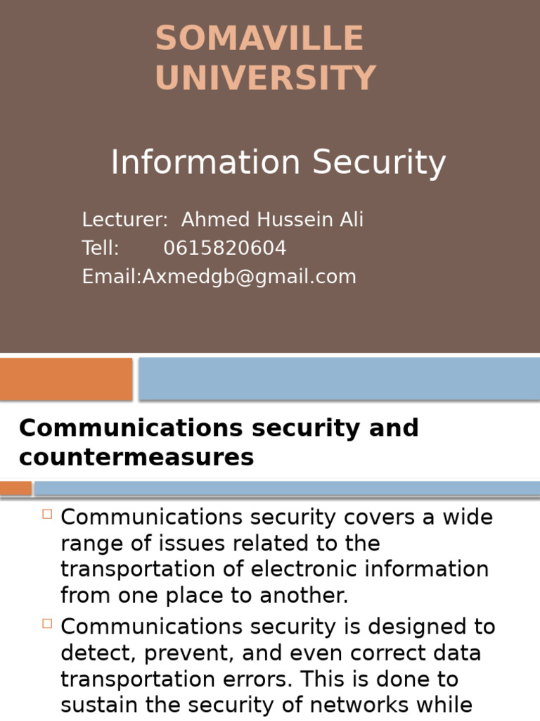 Information Security Chapter 5-1 | PDF | Virtual Private Network | Computer Network