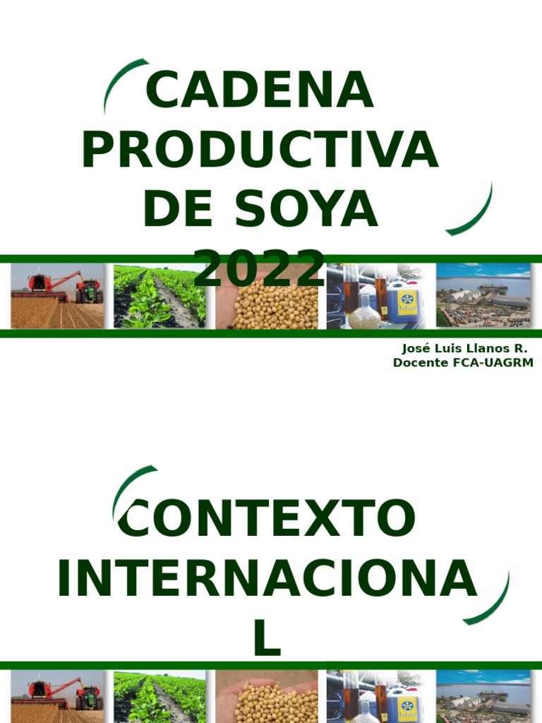 2099614349-Cadena Productiva Soya 2022 | PDF | Haba de soja | Petróleo