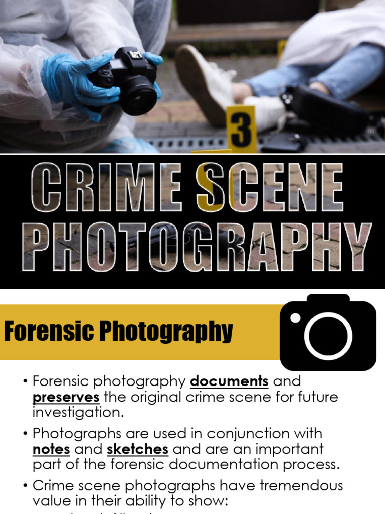 Crime Scene Photography Notes | PDF | Crime Scene | Recording