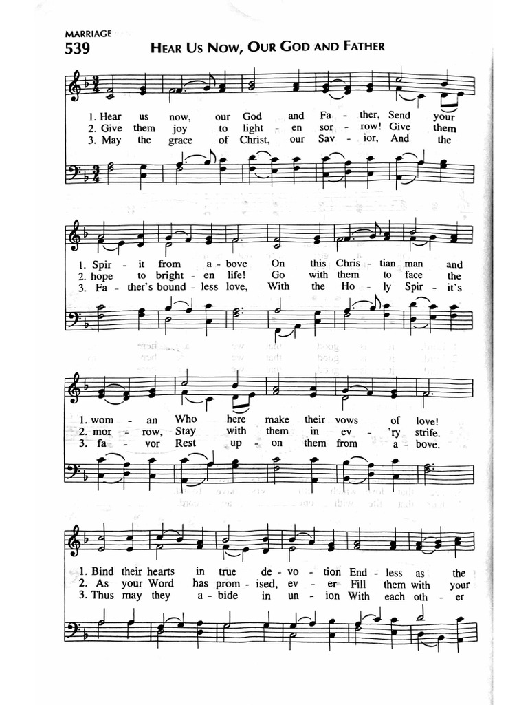 Hear Us Now, Our God and Father (Hyfrydo | PDF