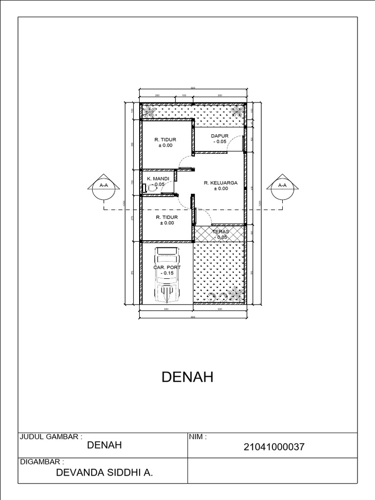 Pelathian Autocad Denah | PDF