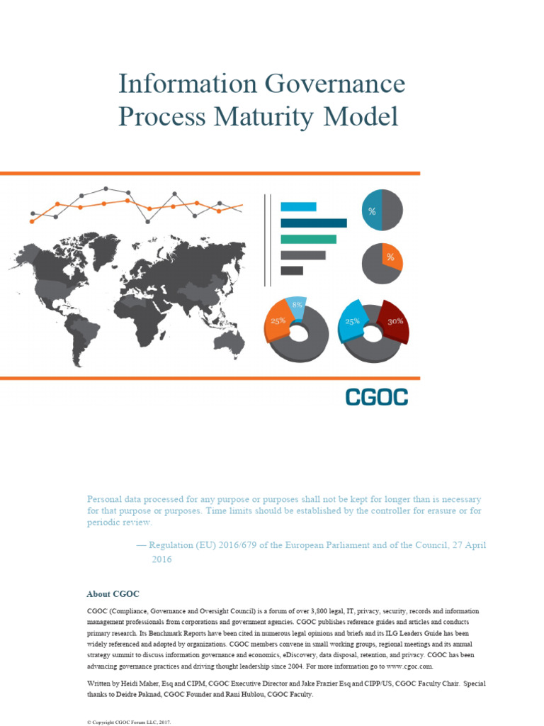 2019 CGOC Information Governance Maturity Model | PDF | Records ...