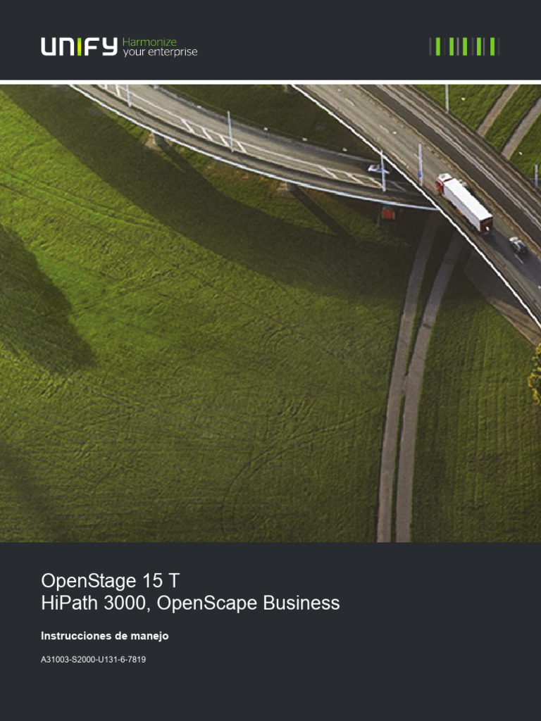 OpenStage 15 T (HiPath 3000 - OpenScape Business), Instrucciones de ...