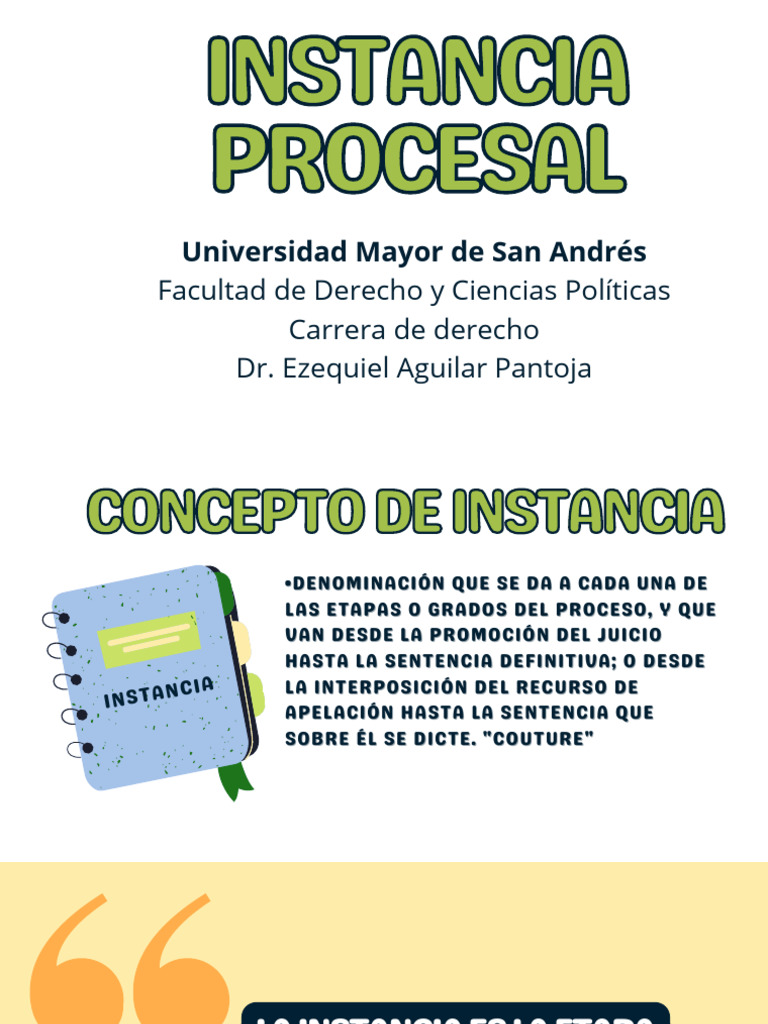 Instancias en el Proceso Judicial | PDF | Ley procesal | Apelación