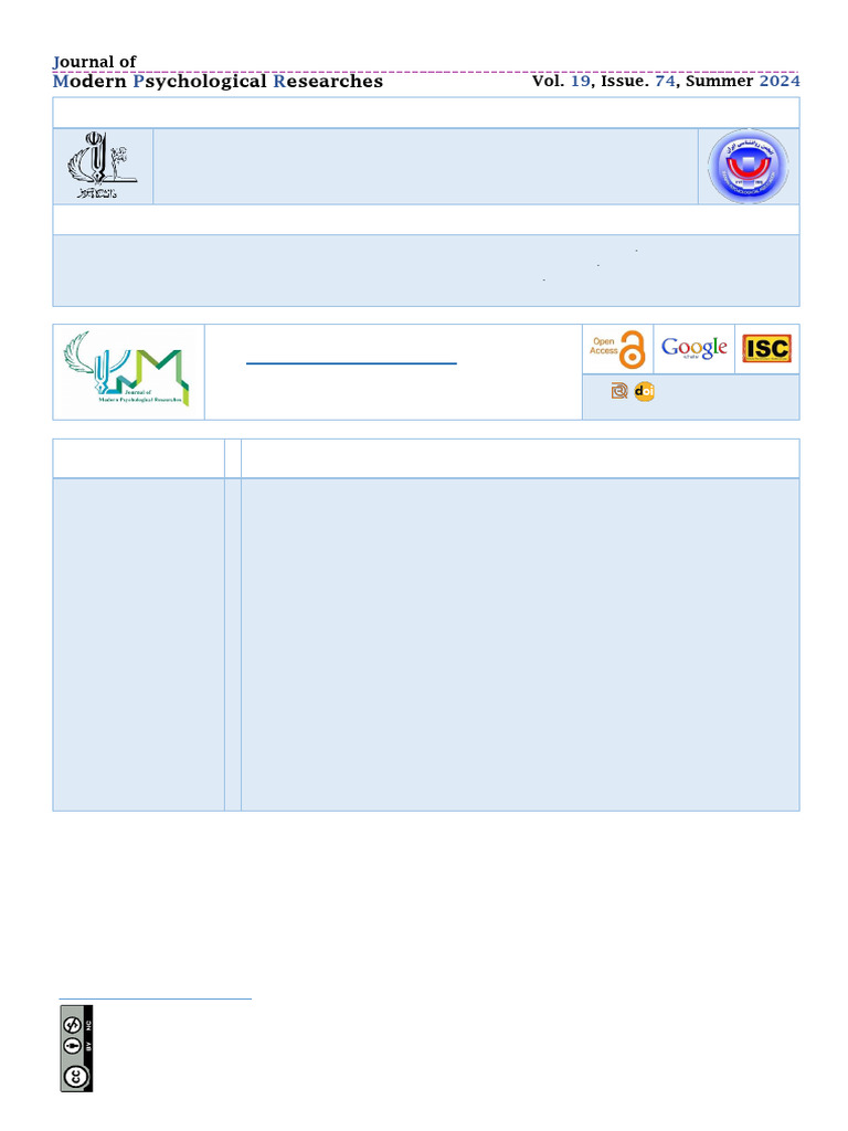 JMPR - Volume 19 - Issue 74 - Pages 283-292 | PDF