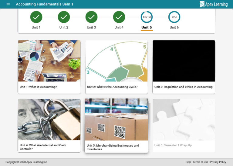 Apex Learning - Courses | PDF