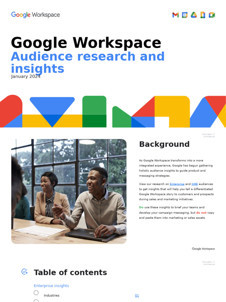 Google Workspace Audience Insights | PDF | Marketing | Information ...