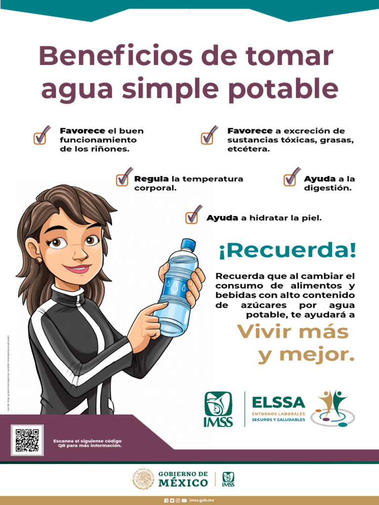 Beneficios del Agua Simple Potable | PDF | Agua