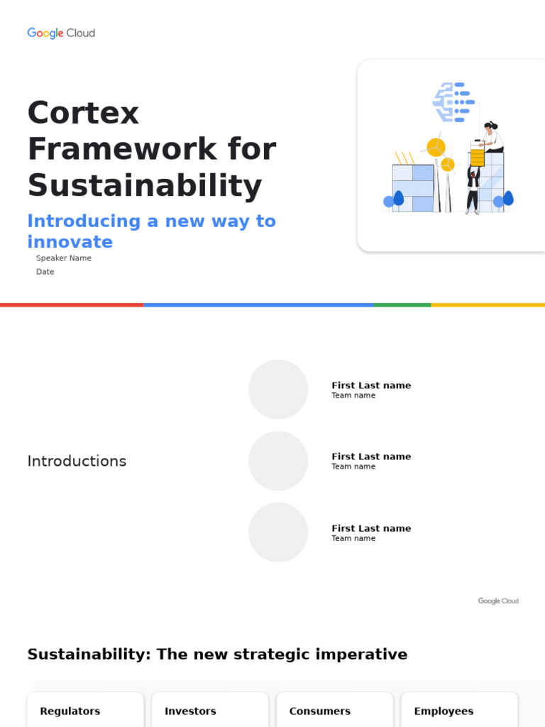 Google Cloud Cortex Framework For Sustainability Pitch Deck - Y24 | PDF | Cloud Computing ...
