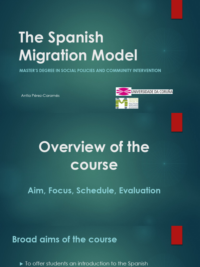 Spanish Migration Model Overview | PDF | Human Migration | Spain