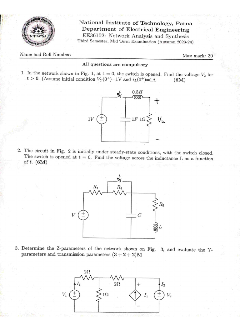 NAS (Mid + End) Semester PYQs | PDF | Home & Garden | Science & Mathematics