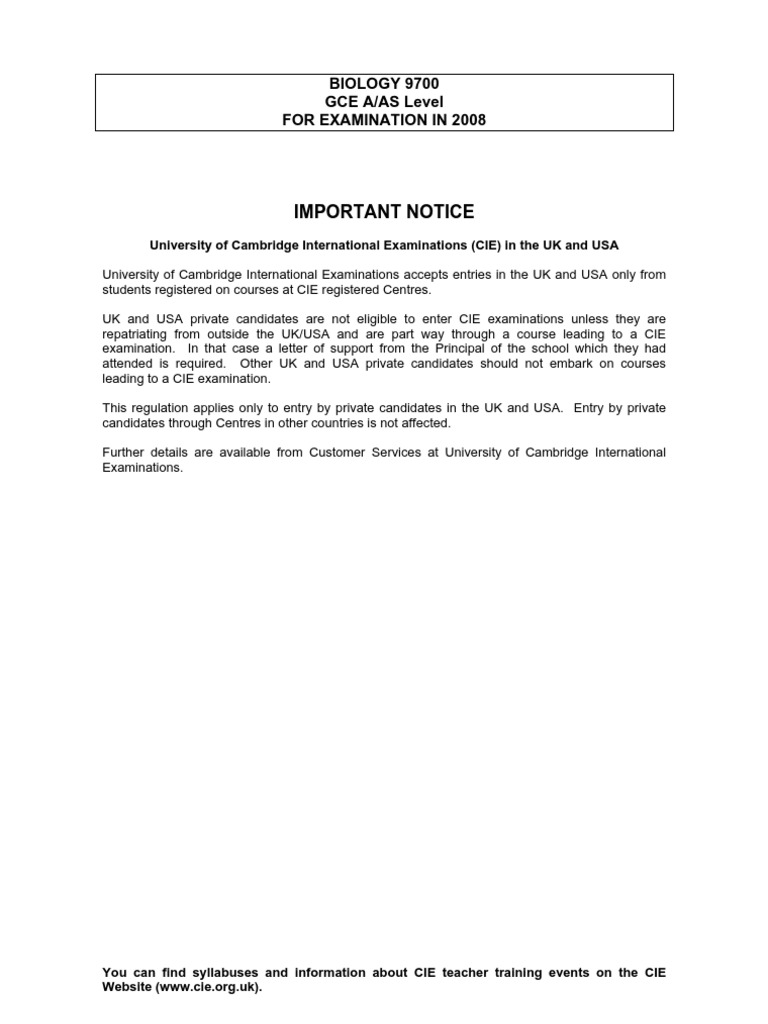 9700 Y08 Sy - (Biology) | PDF | Photosynthesis | Adenosine Triphosphate